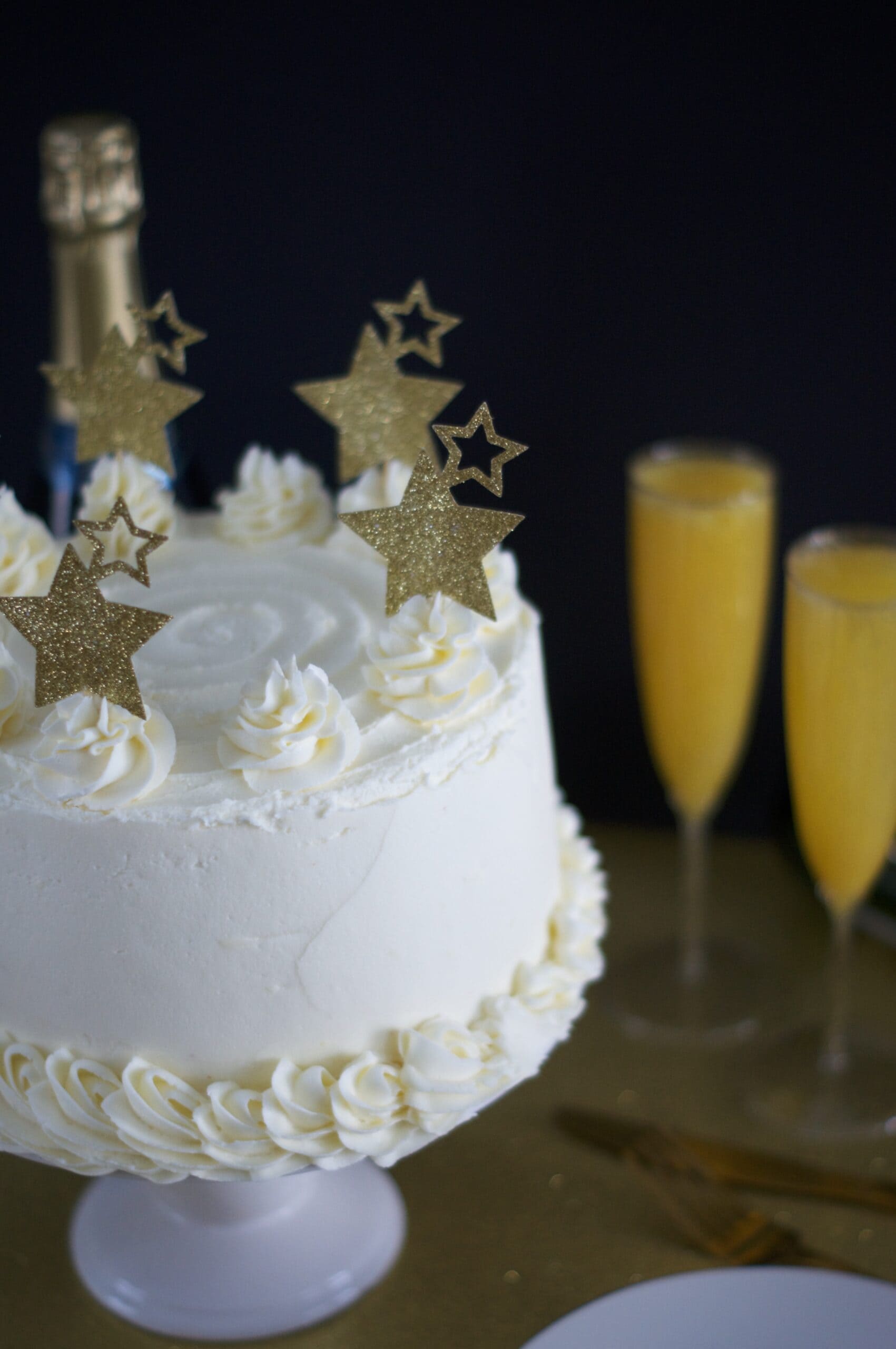 Mimosa Layer Cake (& resolutions) - Midwest Nice