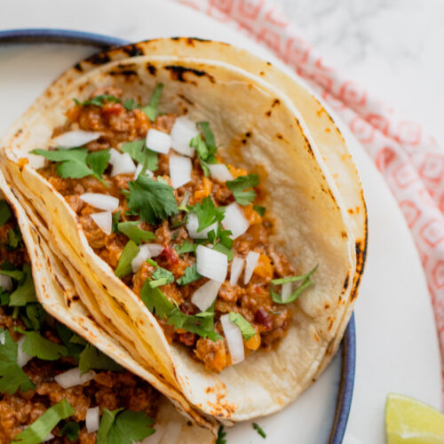 Sweet & Spicy Ground Venison Tacos (Ready in 30 minutes!) - Midwest Nice