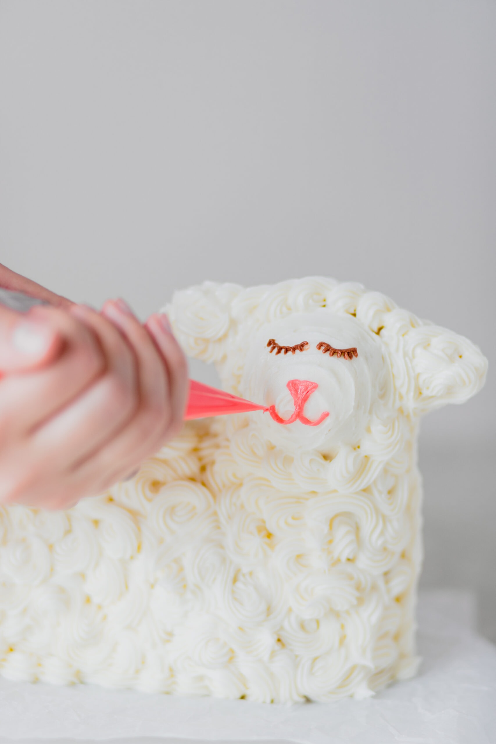 No Fail Easter Lamb Cake Recipe (with video!) - Midwest Nice
