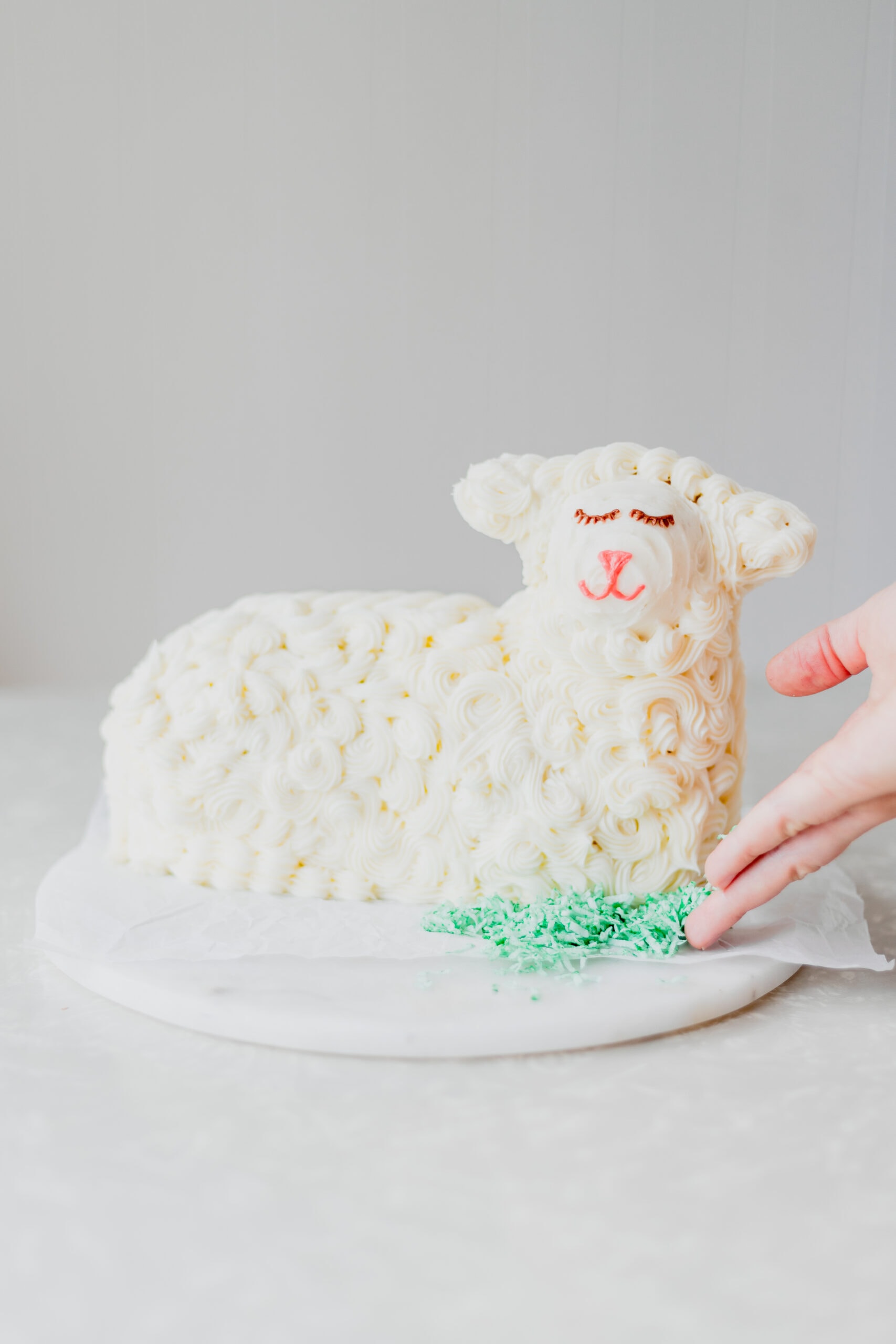 No Fail Easter Lamb Cake Recipe (with video!) - Midwest Nice