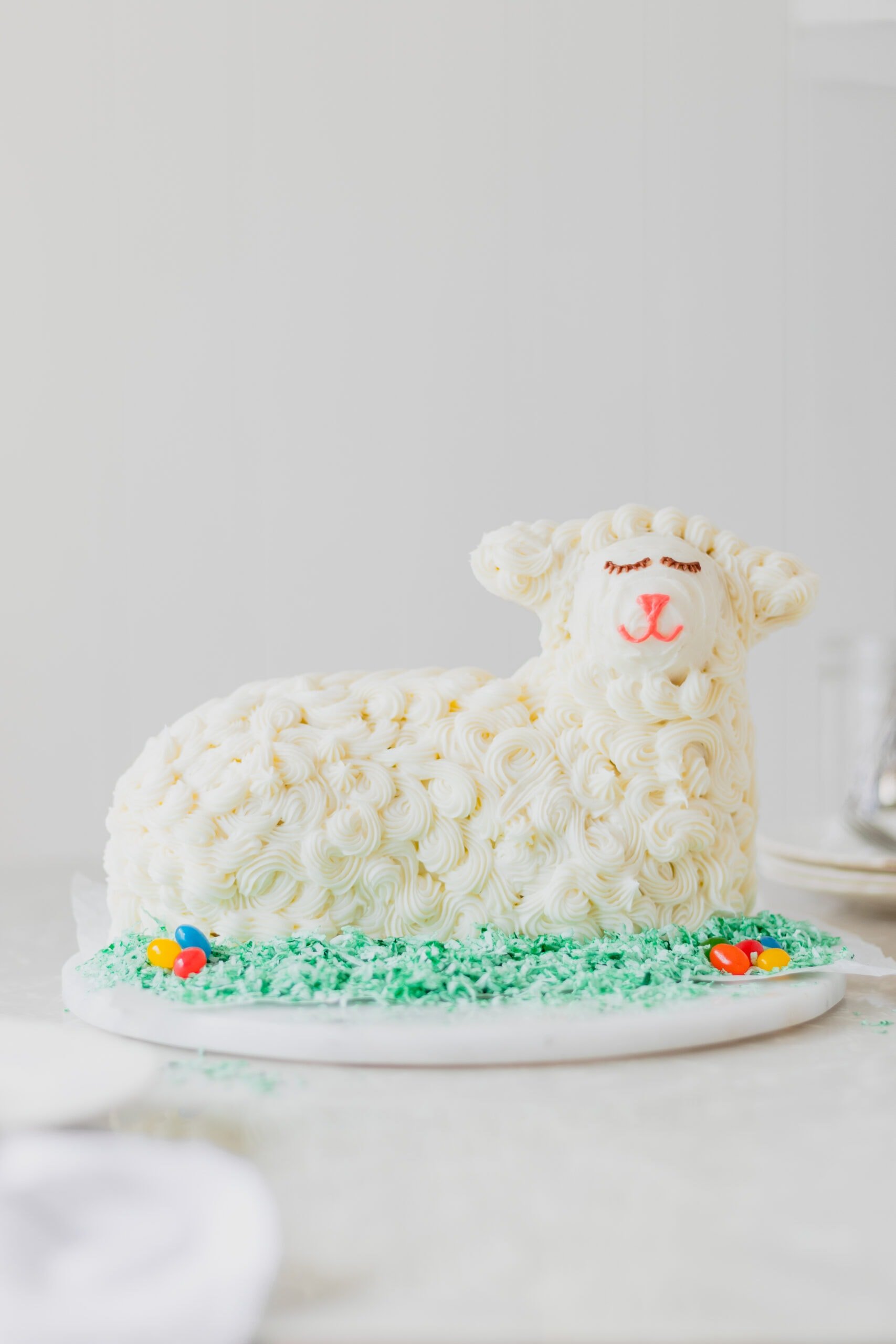 No Fail Easter Lamb Cake Recipe (with video!) - Midwest Nice