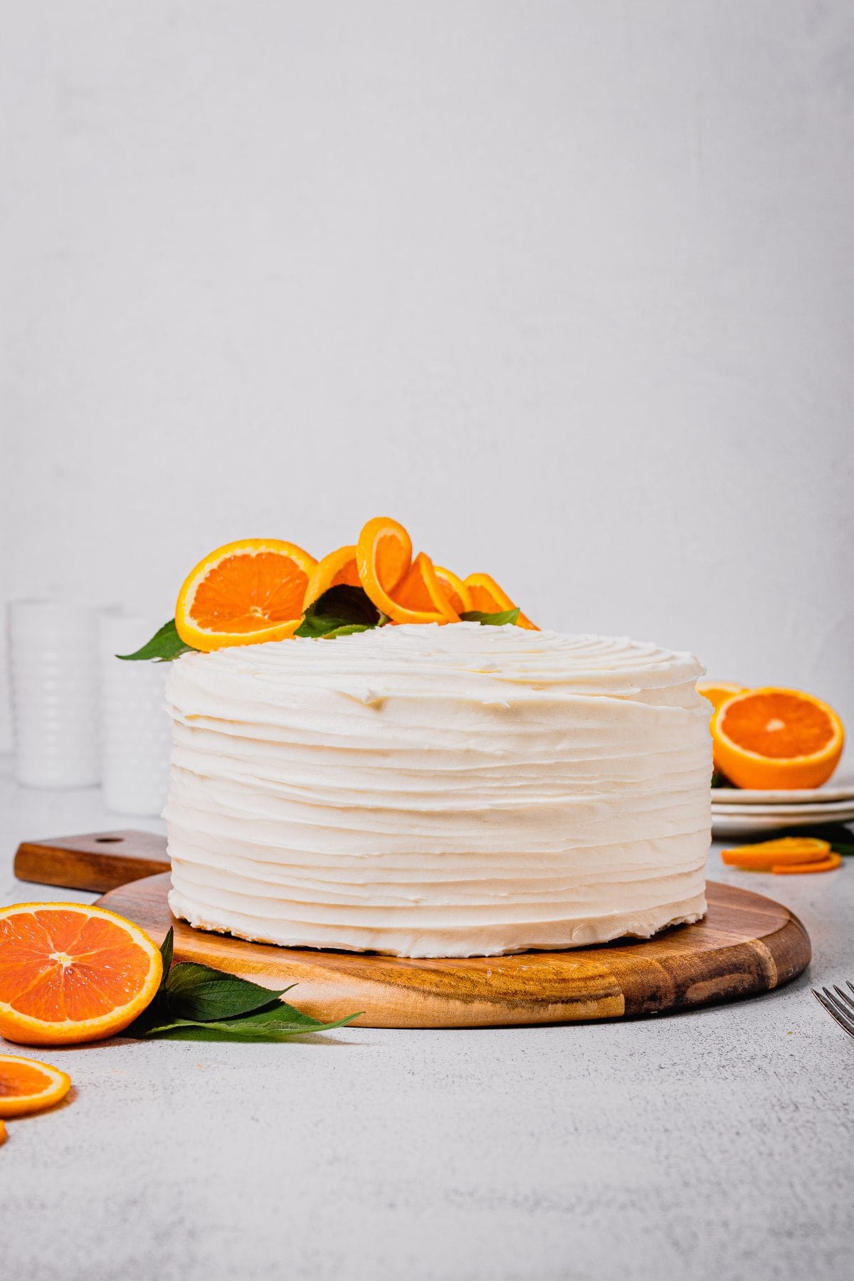 Orange Cream Layer Cake Recipe (made with real orange!) - Midwest Nice