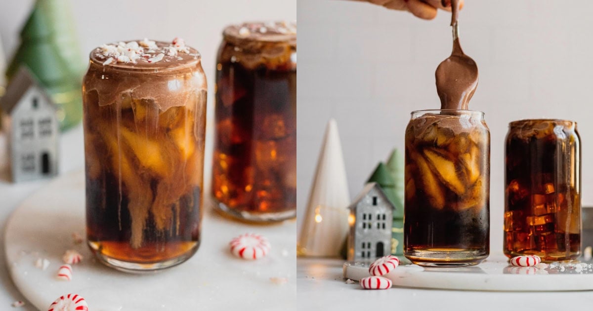 Peppermint Mocha Cold Foam Cold Brew Coffee - Midwest Nice