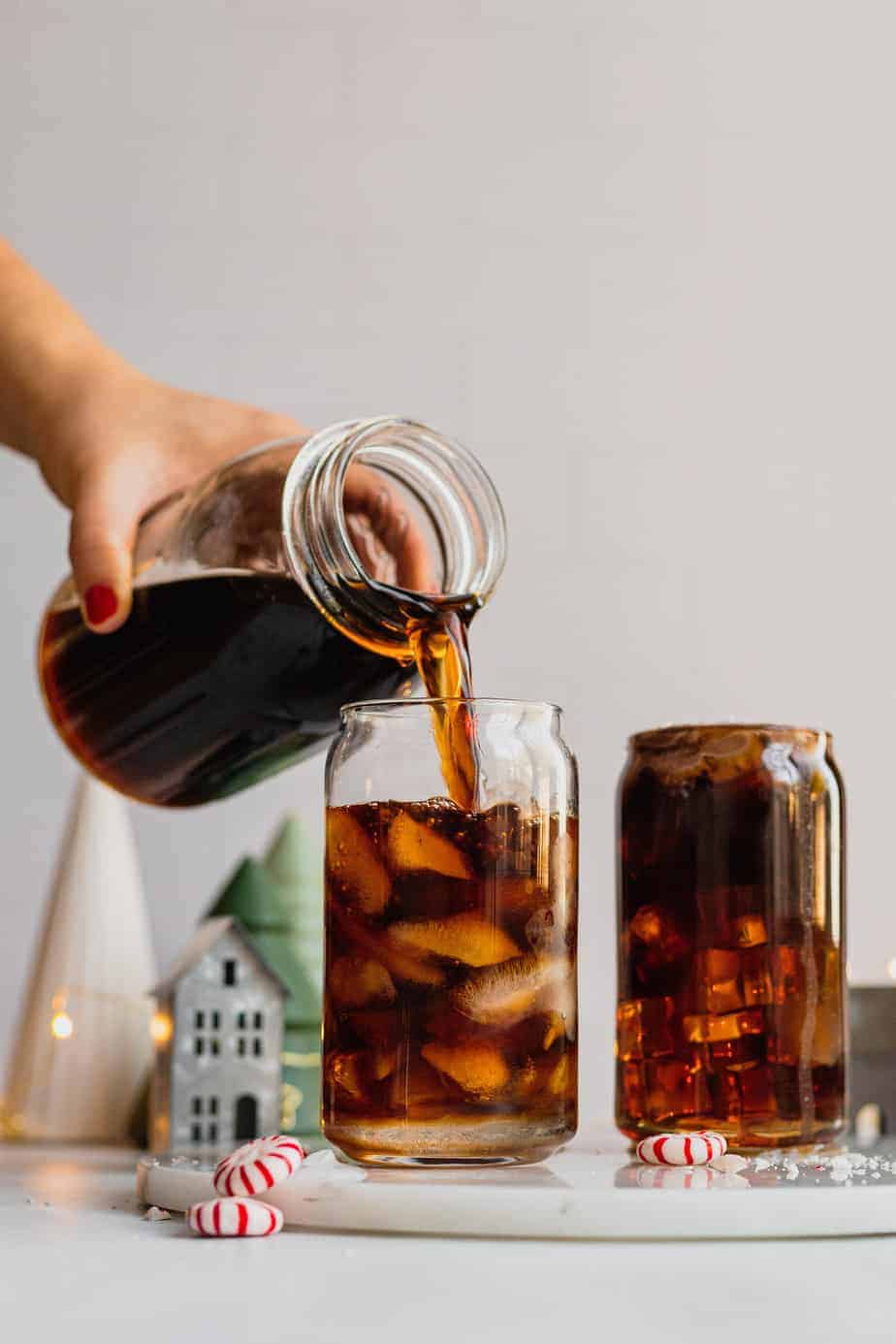 Peppermint Mocha Cold Foam Cold Brew Coffee - Midwest Nice