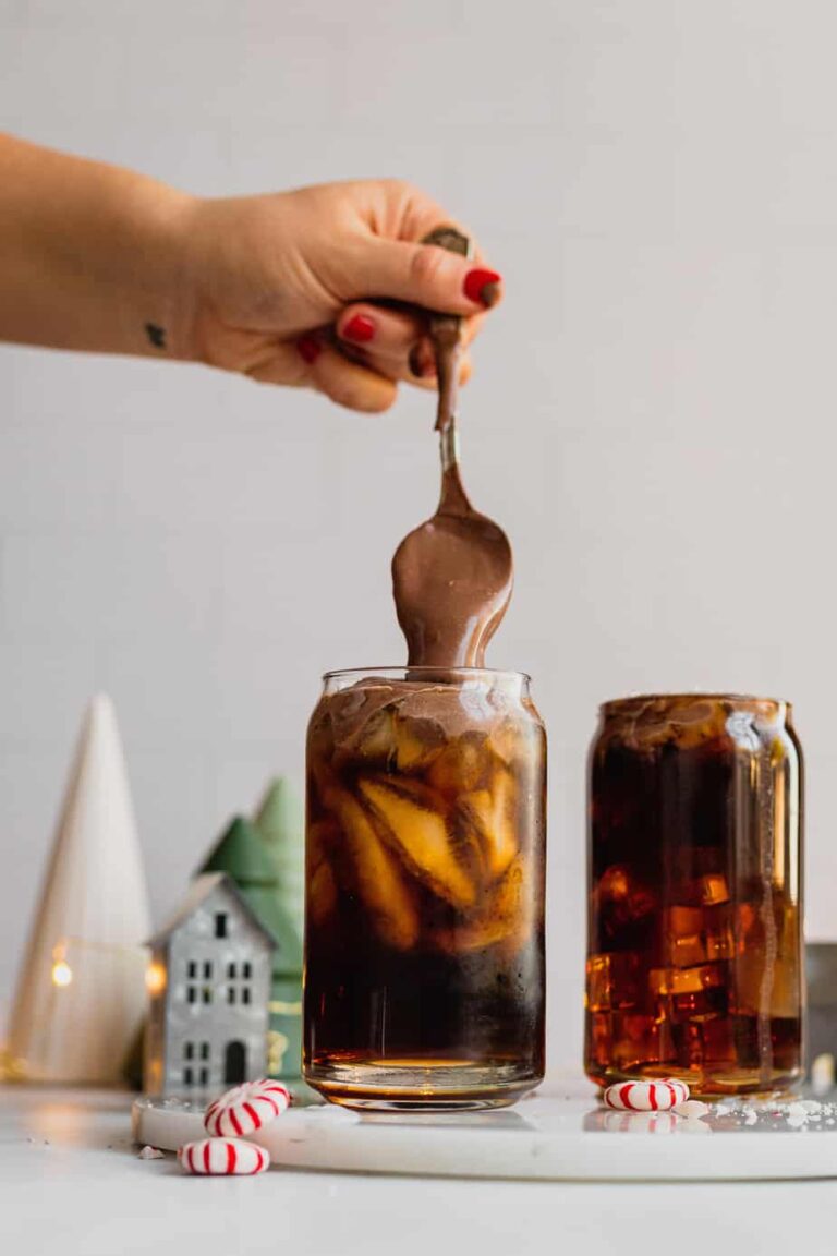 Peppermint Mocha Cold Foam Cold Brew Coffee - Midwest Nice