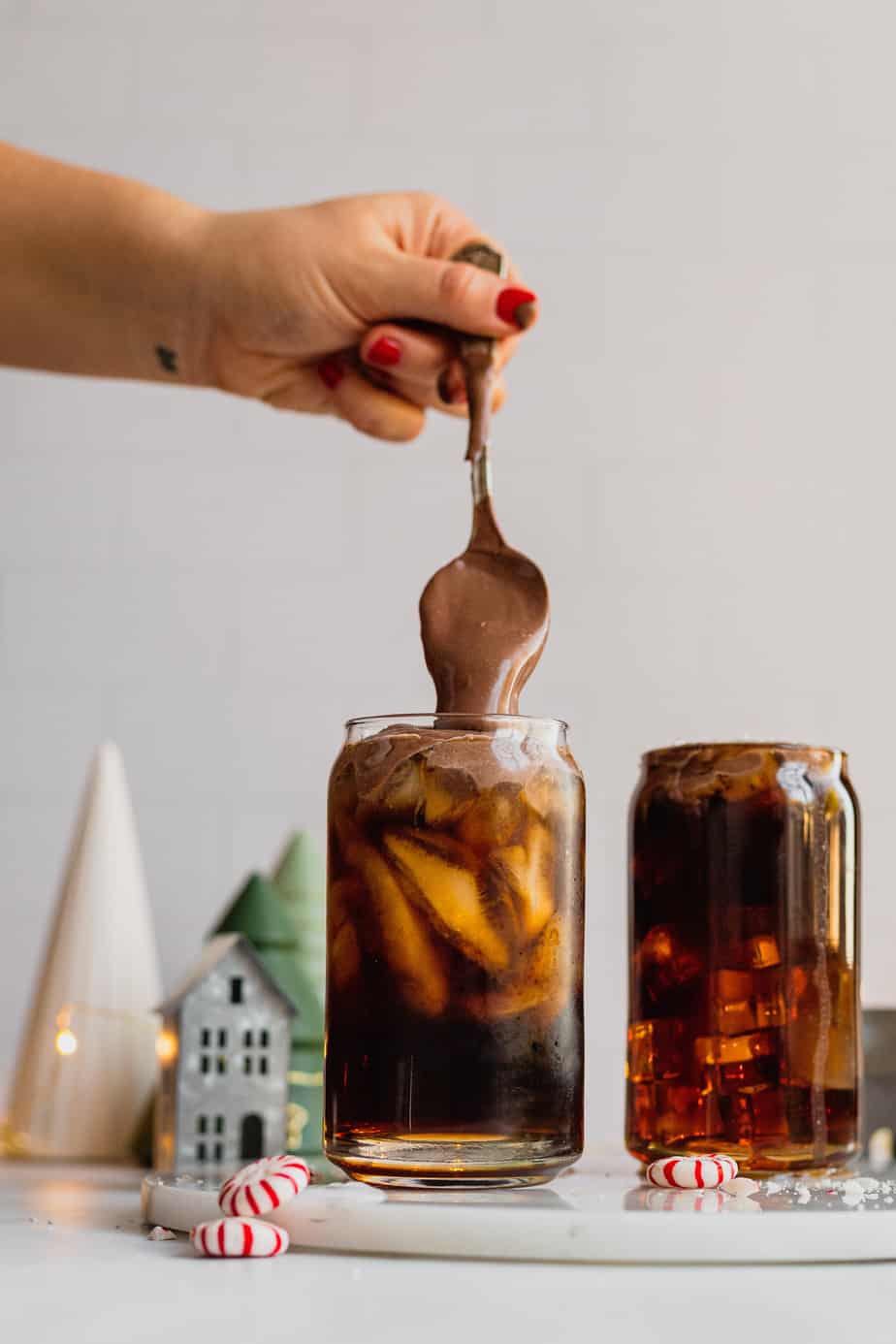 Peppermint Mocha Cold Foam Cold Brew Coffee - Midwest Nice