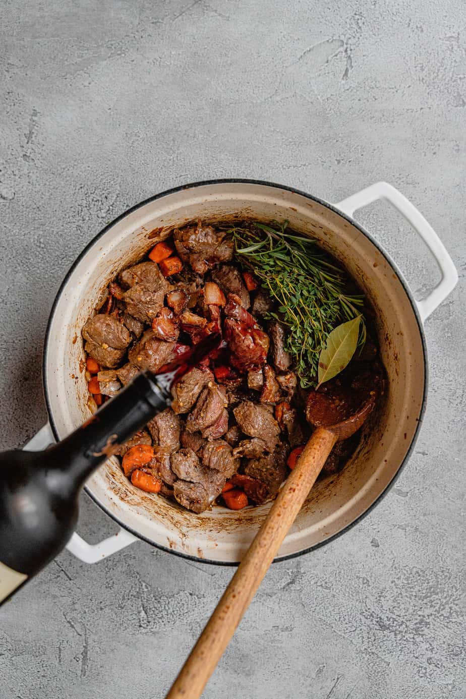 Red Wine Venison Stew Recipe (French Inspired!) - Midwest Nice