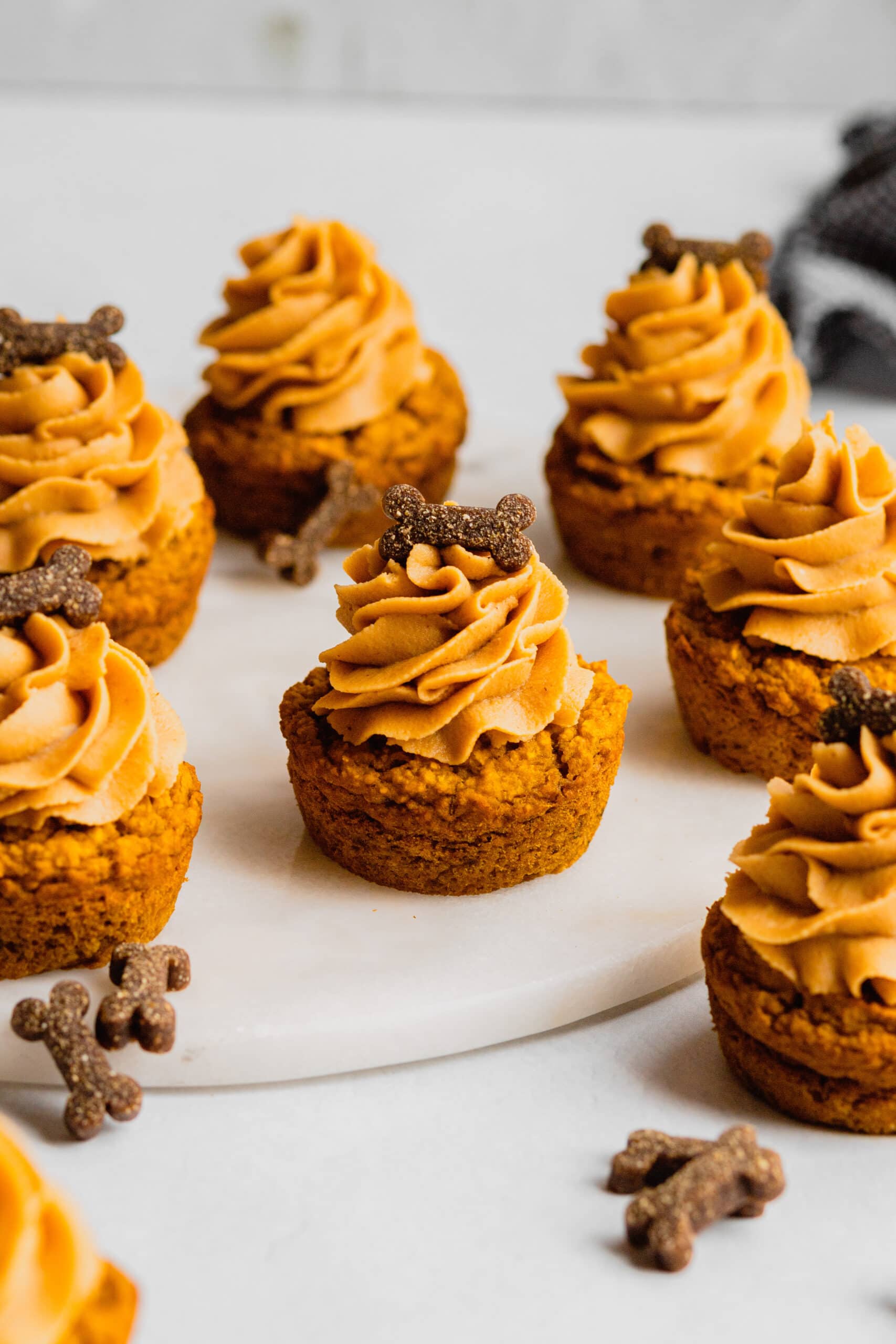 Pupcakes with Peanut Butter Frosting - Midwest Nice