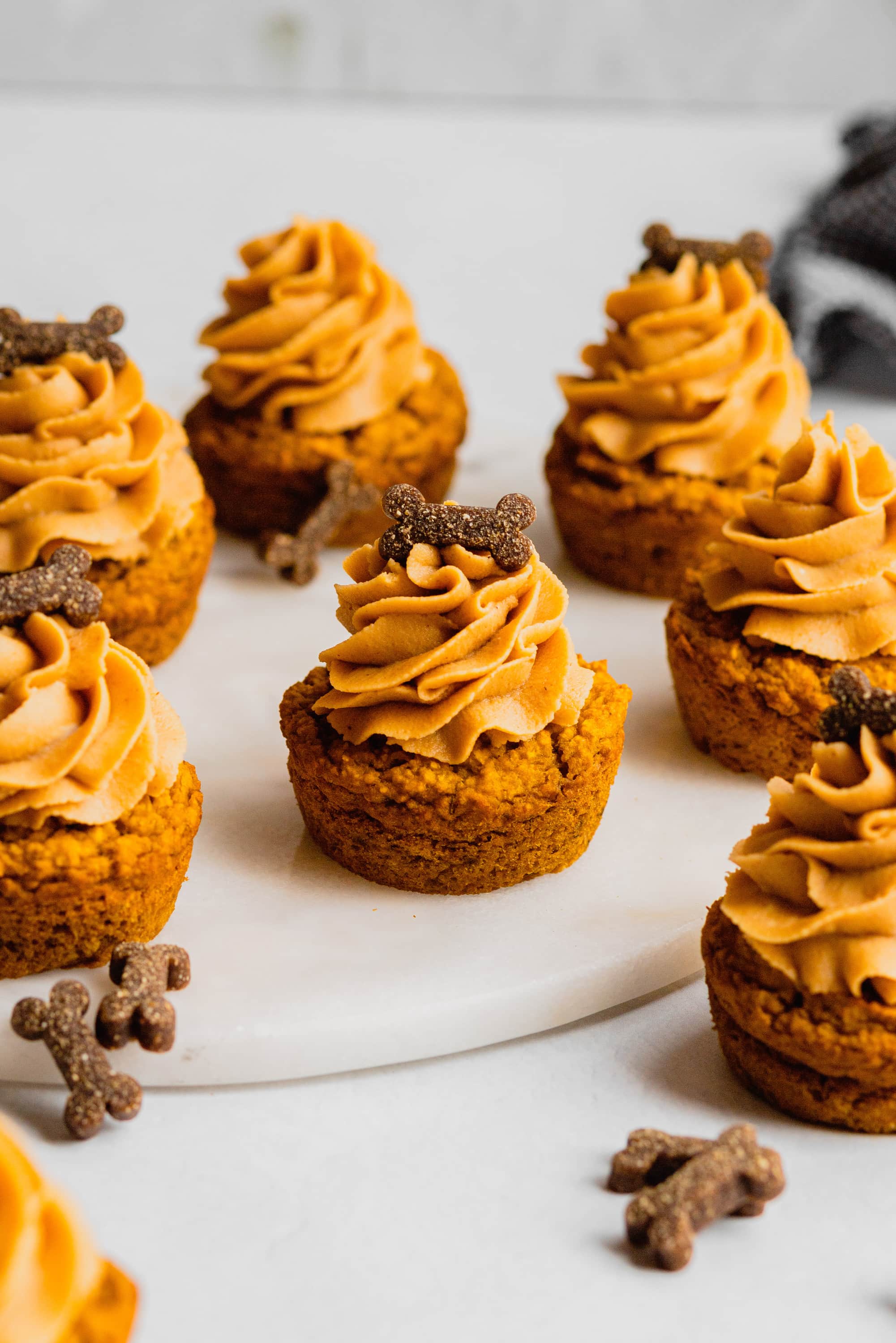 Pupcakes with Peanut Butter Frosting - Midwest Nice