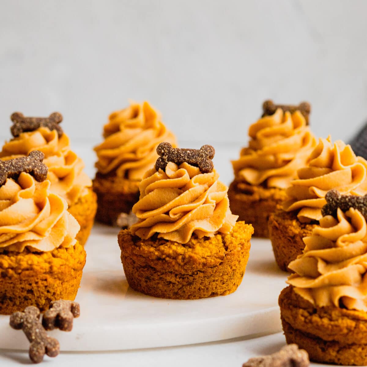 Pupcakes with Peanut Butter Frosting - Midwest Nice