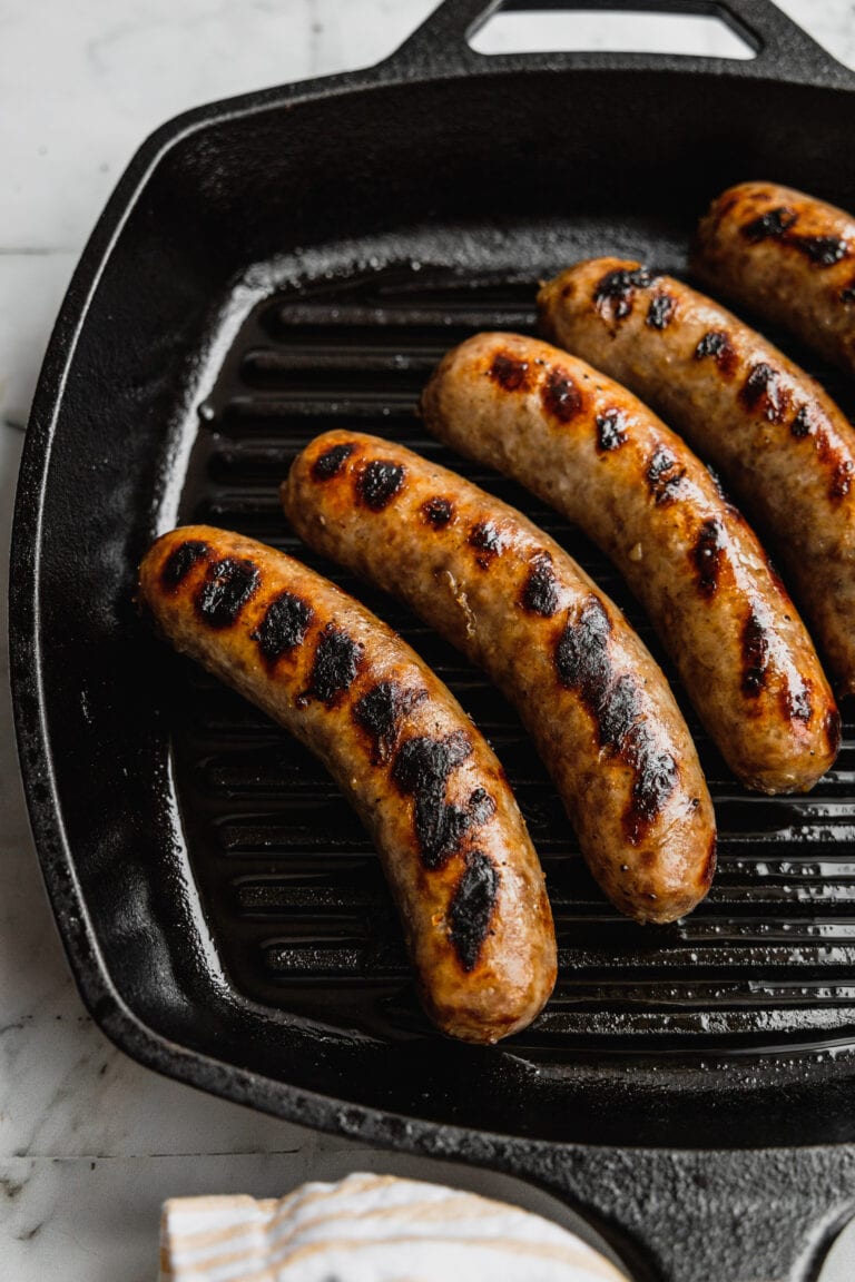 Perfect Boiled Beer Brats and Onions - Midwest Nice