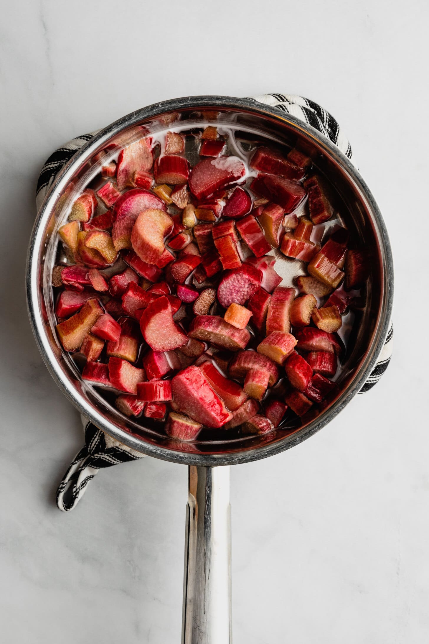 Rhubarb Simple Syrup (Using Fresh or Frozen Rhubarb) | Midwest Nice