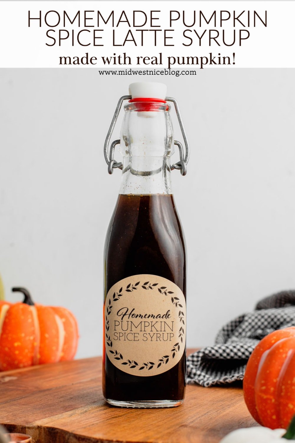 Homemade Pumpkin Spice Syrup - Midwest Nice