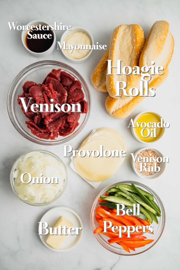 Venison Philly Cheesesteak - Midwest Nice