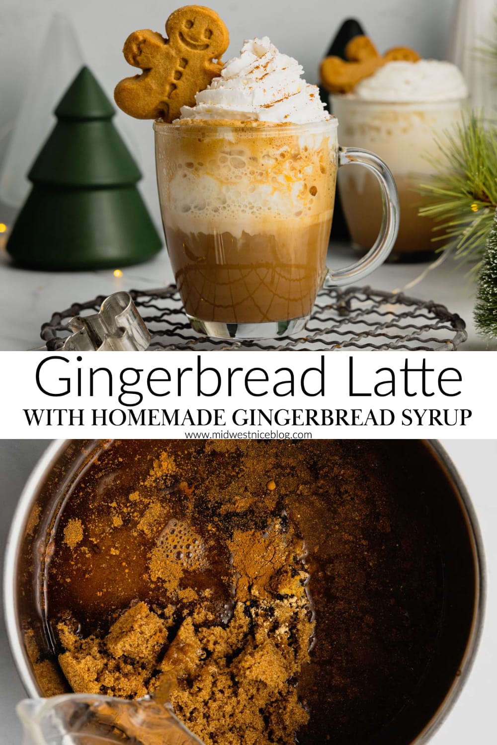Homemade Gingerbread Latte (Starbucks Copycat!) - Midwest Nice