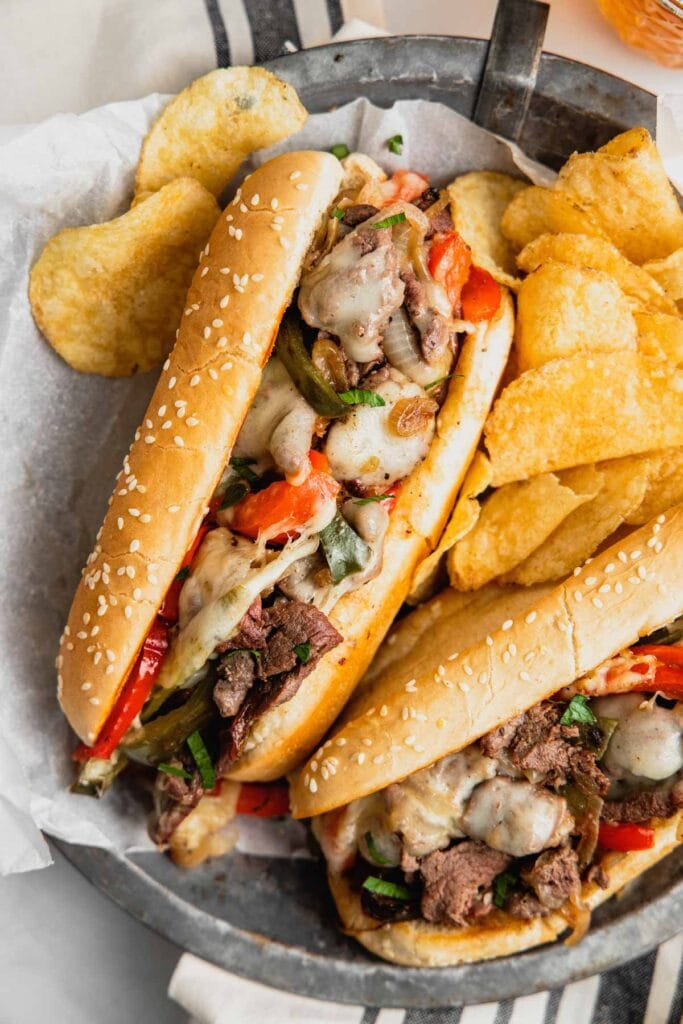 Venison Philly Cheesesteak - Midwest Nice