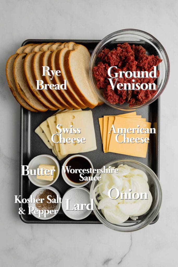 Venison Patty Melt - Midwest Nice