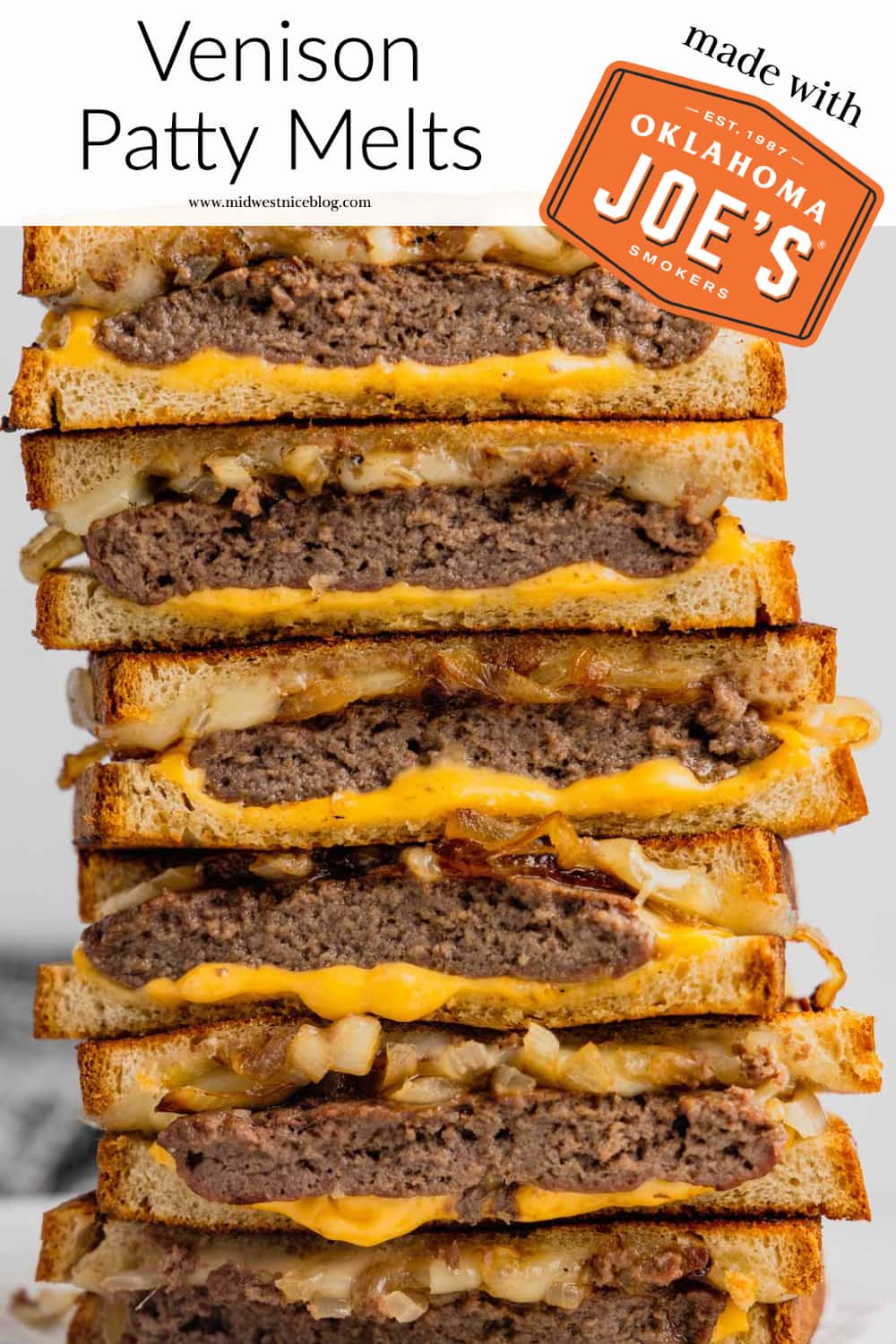 Venison Patty Melt - Midwest Nice