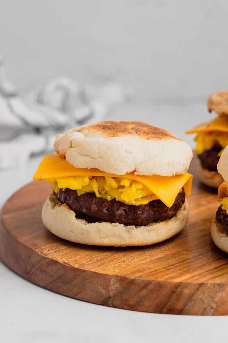Venison Breakfast Sandwiches (Freezer Friendly!) - Midwest Nice