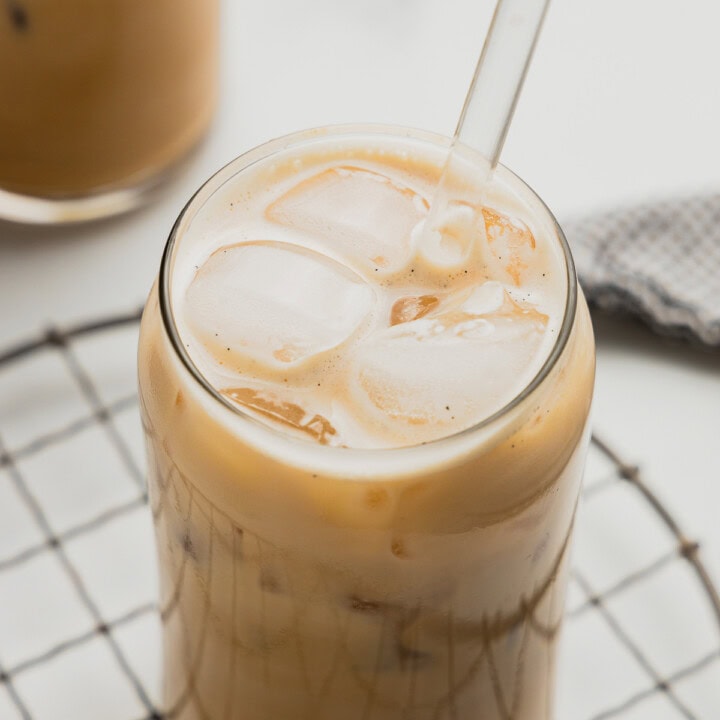 3 Ingredient Vanilla Iced Latte - Midwest Nice