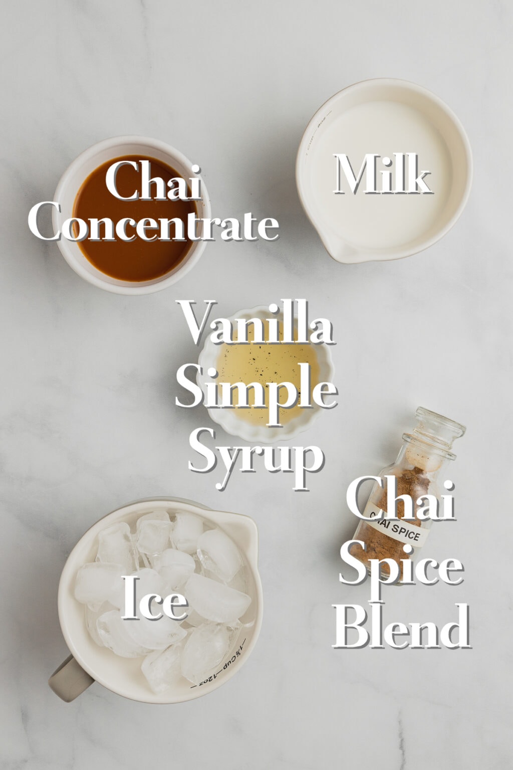 Iced Vanilla Chai Latte (using chai concentrate) - Midwest Nice