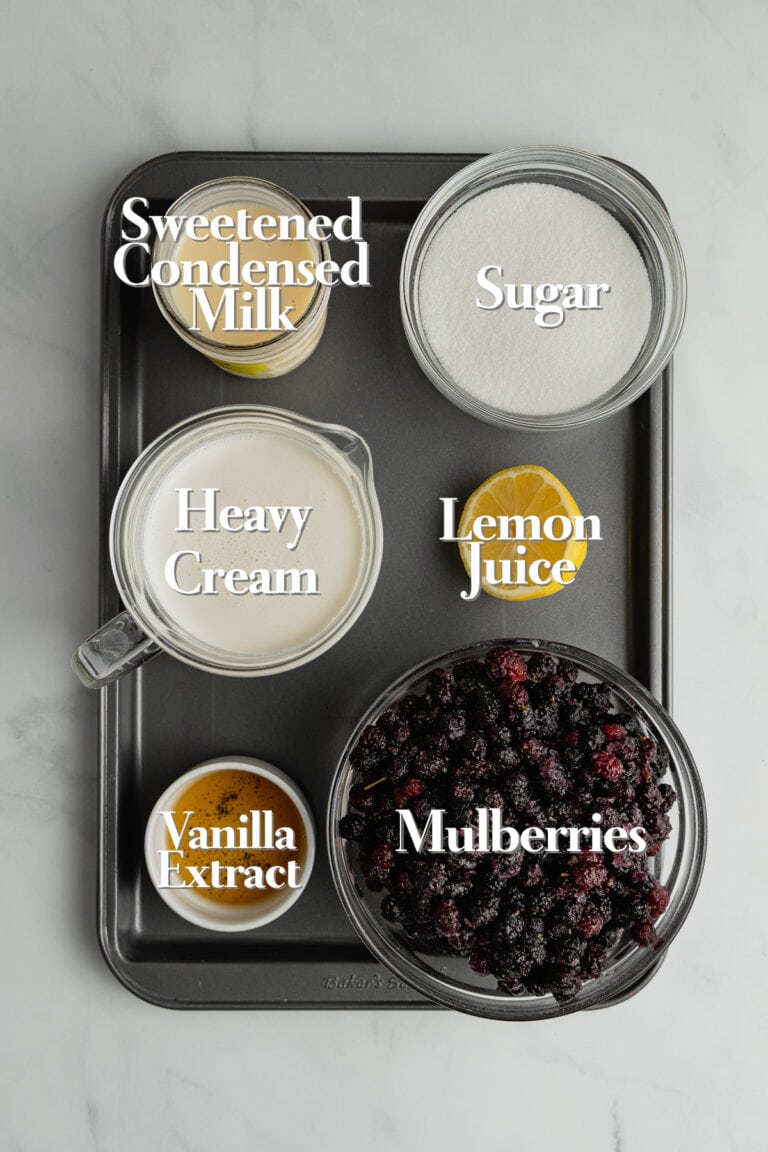 No-Churn Mulberry Ice Cream - Midwest Nice