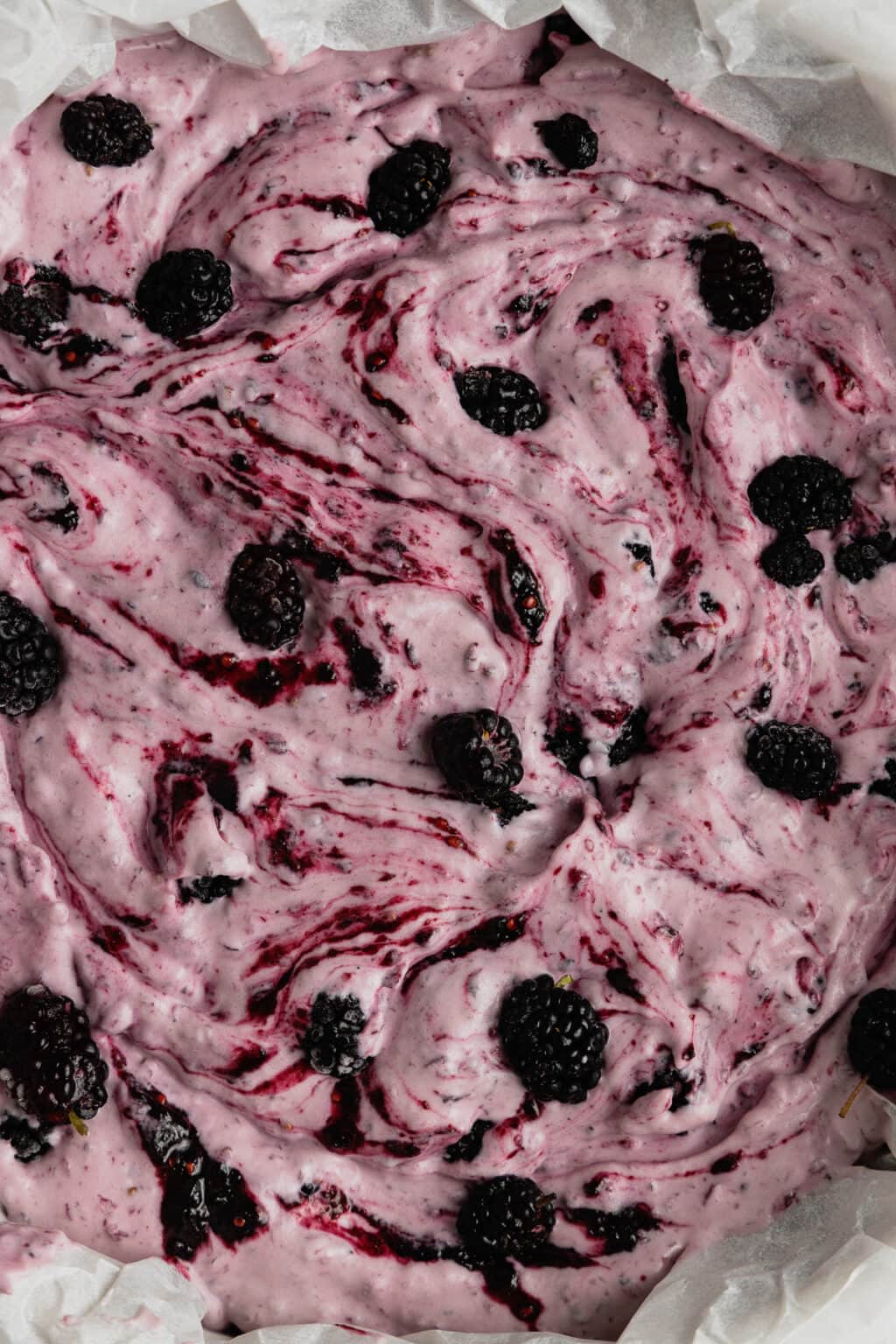 No-Churn Mulberry Ice Cream - Midwest Nice