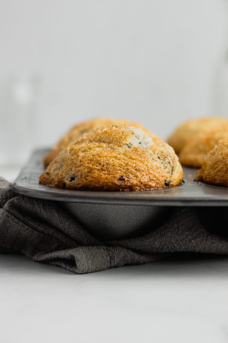 Bakery Style Mulberry Muffin Recipe (Tall & Tender!) - Midwest Nice