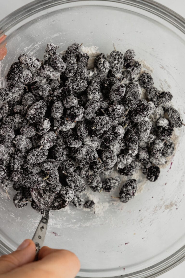 Bakery Style Mulberry Muffin Recipe (Tall & Tender!) - Midwest Nice