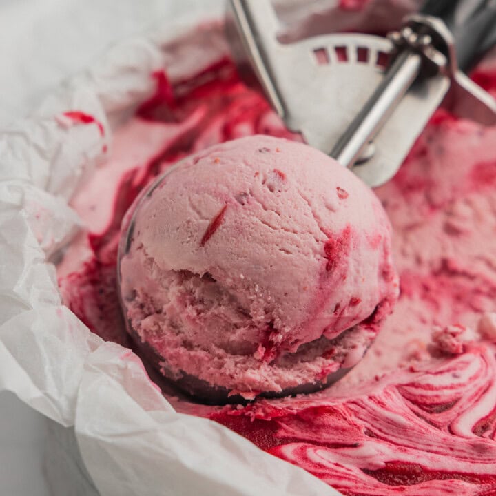 No-Churn Cranberry Ice Cream - Midwest Nice