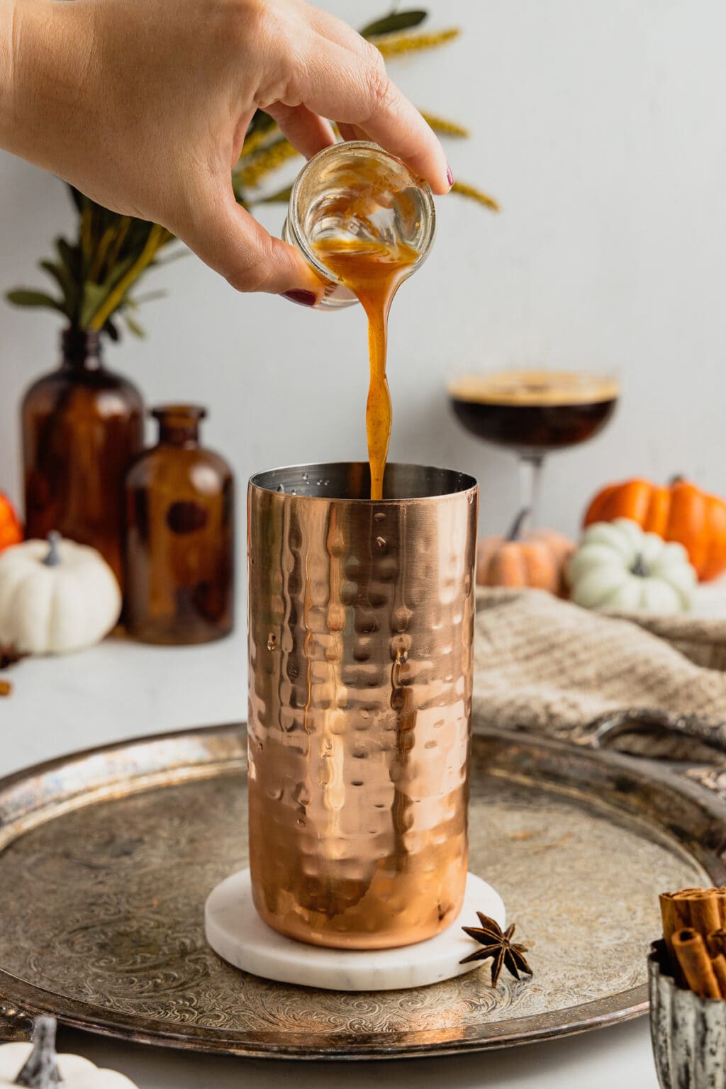 Pumpkin Spice Espresso Martini - Midwest Nice
