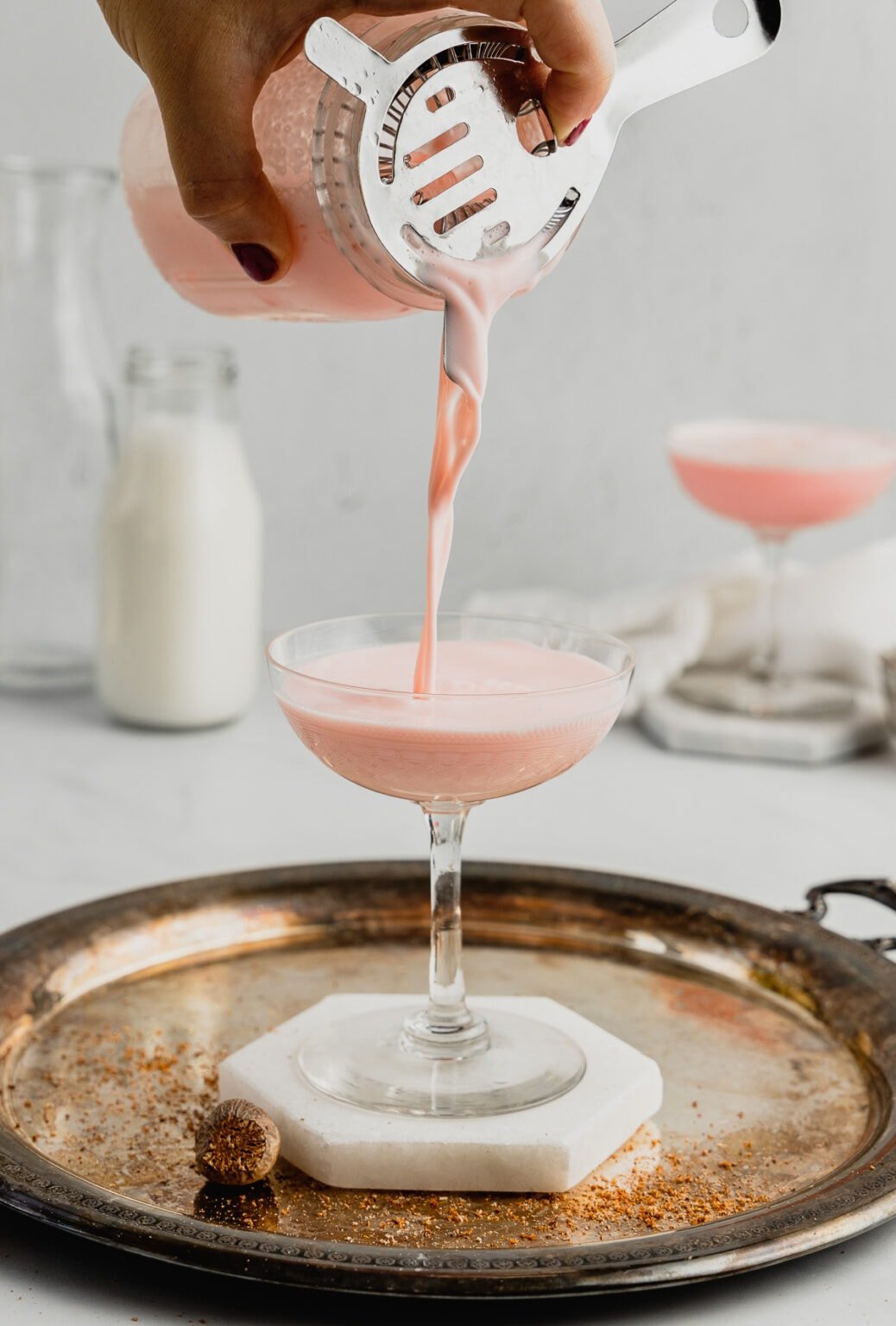 Pink Squirrel Cocktail (Retro Recipe) - Midwest Nice