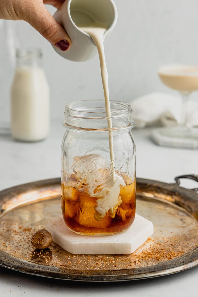 3 Ingredient Brandy Alexander Cocktail - Midwest Nice