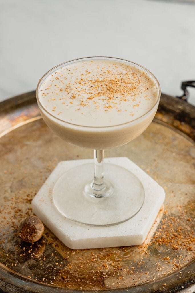 3 Ingredient Brandy Alexander Cocktail - Midwest Nice