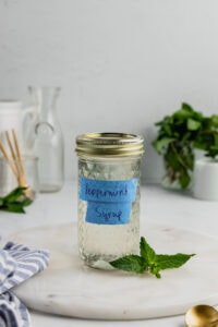 Peppermint Simple Syrup | Midwest Nice