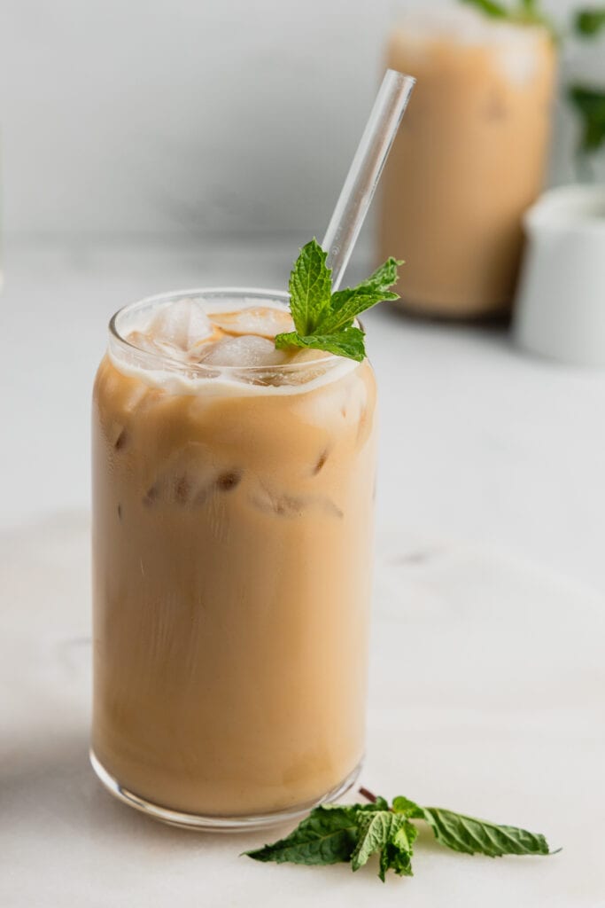 Peppermint Iced Latte - Midwest Nice
