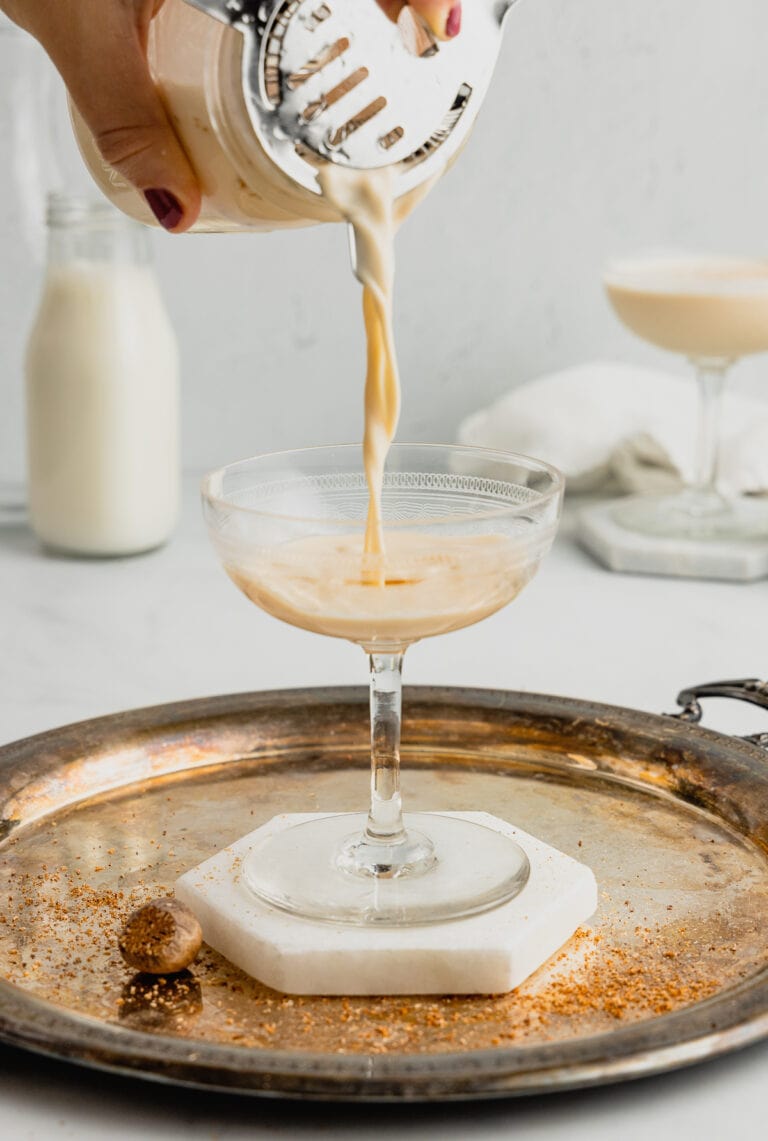 3 Ingredient Brandy Alexander Cocktail - Midwest Nice