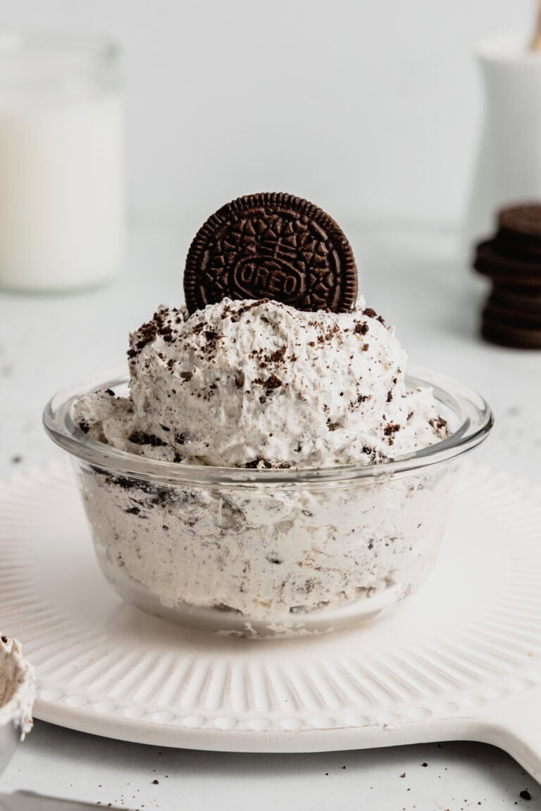 Oreo Fluff with Cream Cheese and Cool Whip - Midwest Nice