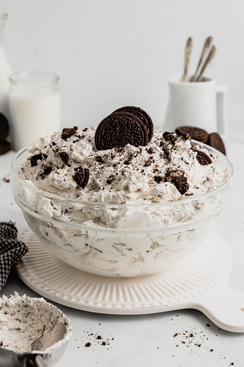 Oreo Fluff with Cream Cheese and Cool Whip - Midwest Nice