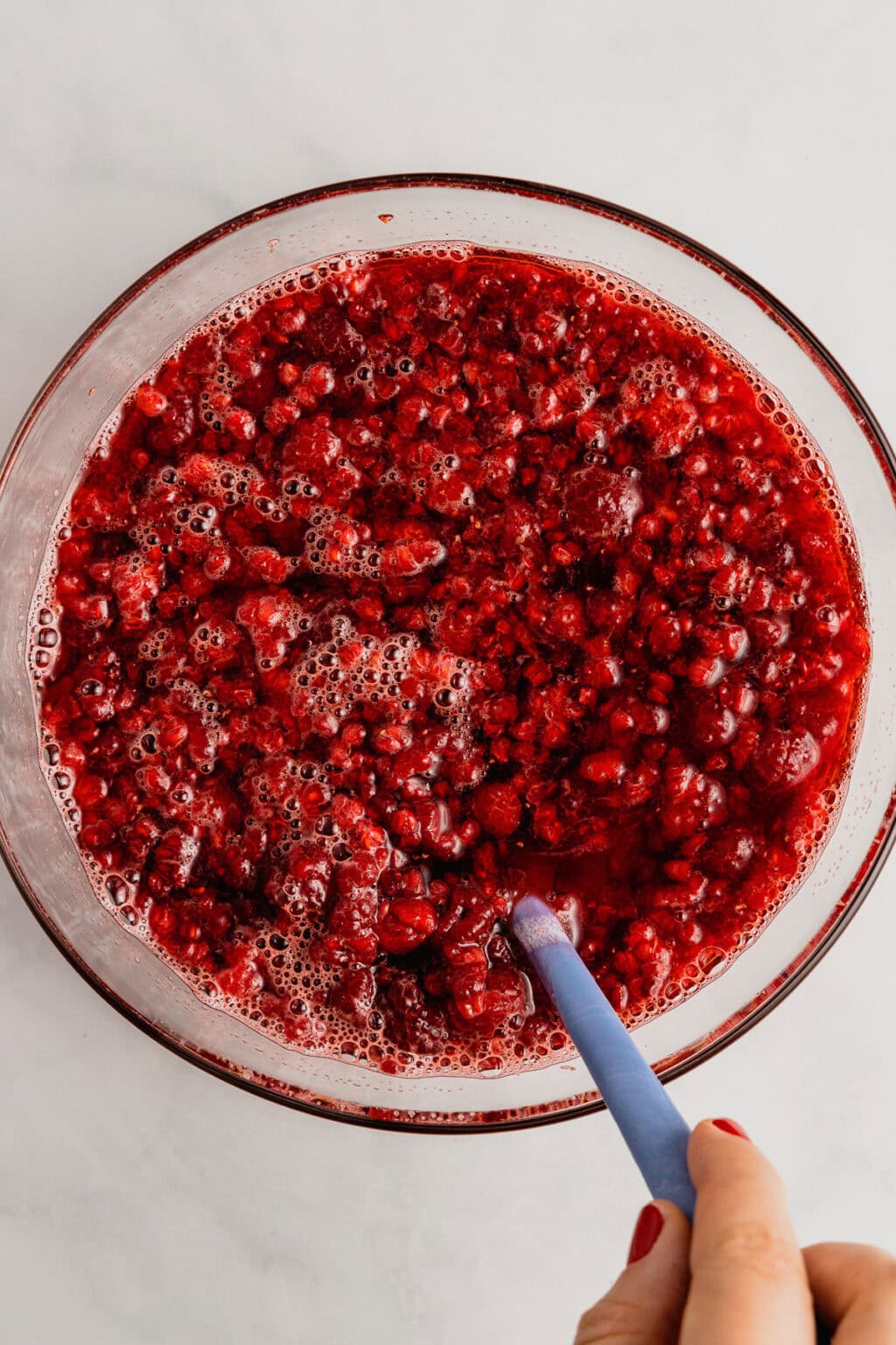 Raspberry Jello Pretzel Salad (using fresh or frozen berries) - Midwest ...