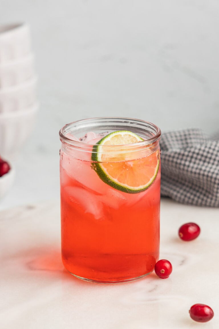 Two Ingredient Cranberry Simple Syrup (Great for Drinks!) - Midwest Nice
