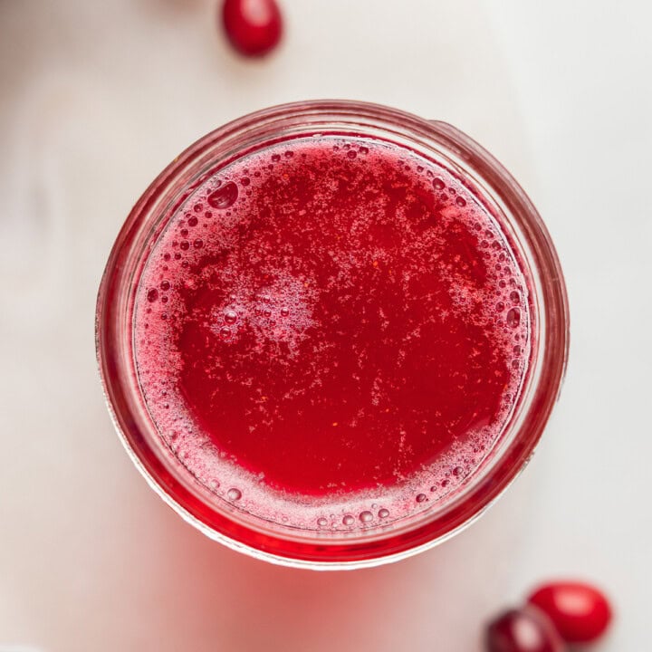 Two Ingredient Cranberry Simple Syrup (Great for Drinks!) - Midwest Nice
