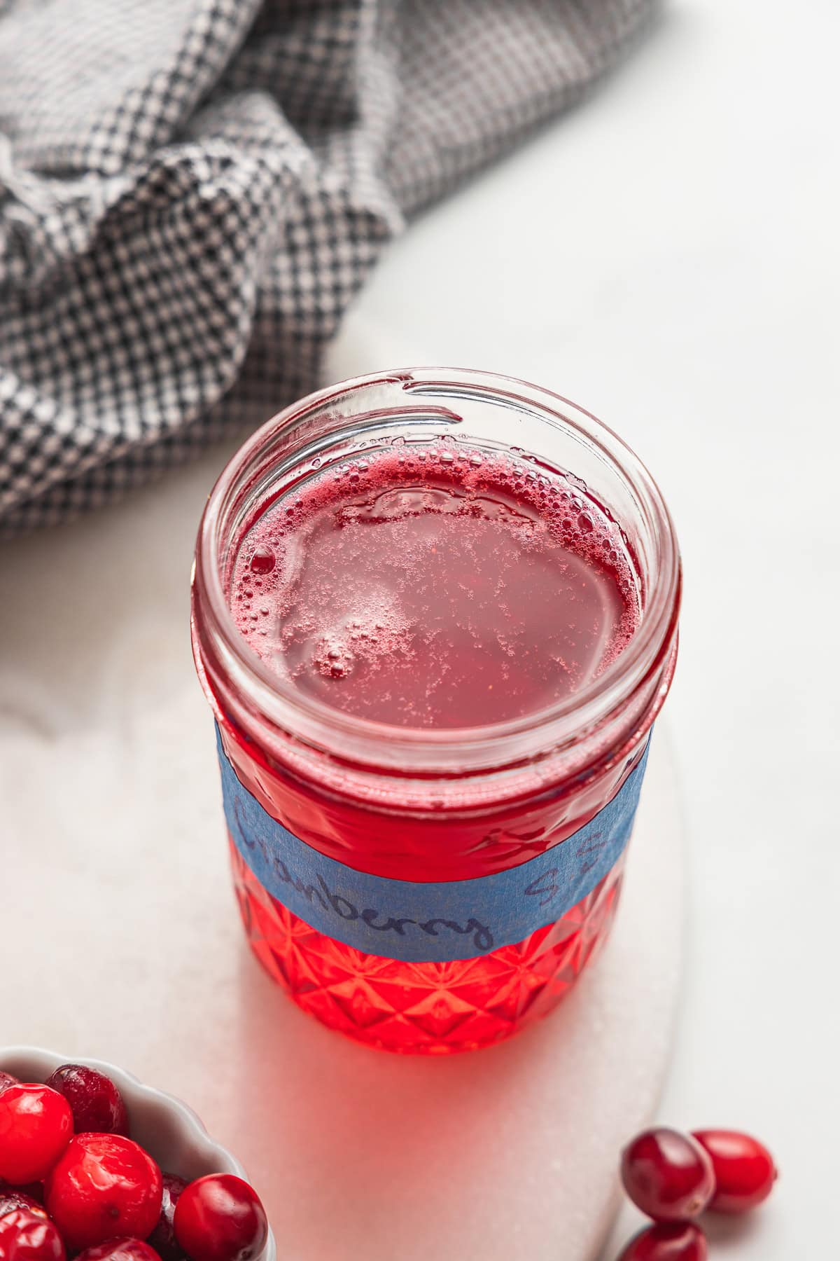 Two Ingredient Cranberry Simple Syrup (Great for Drinks!) - Midwest Nice