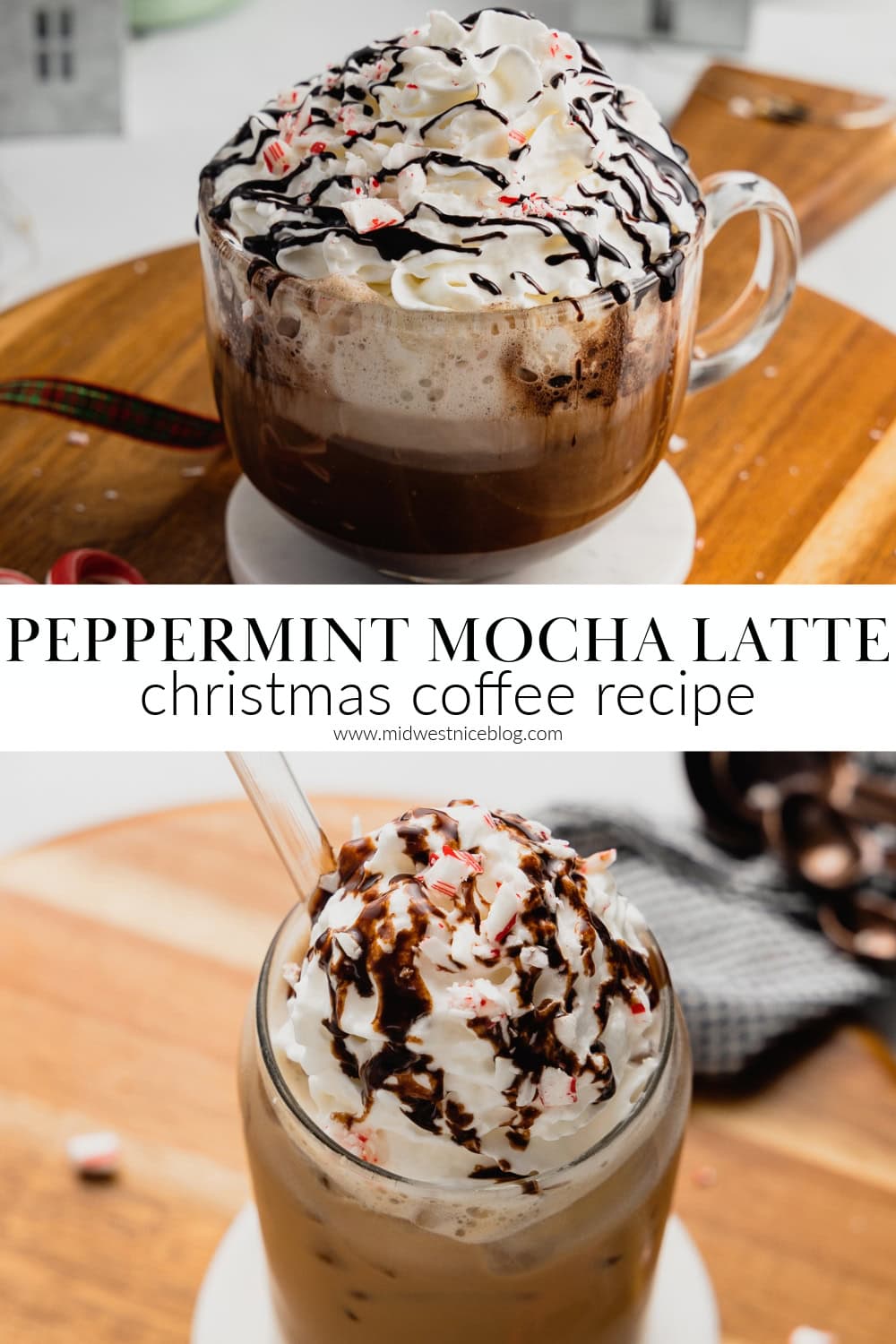 Peppermint Mocha Latte (Hot or Iced) - Midwest Nice