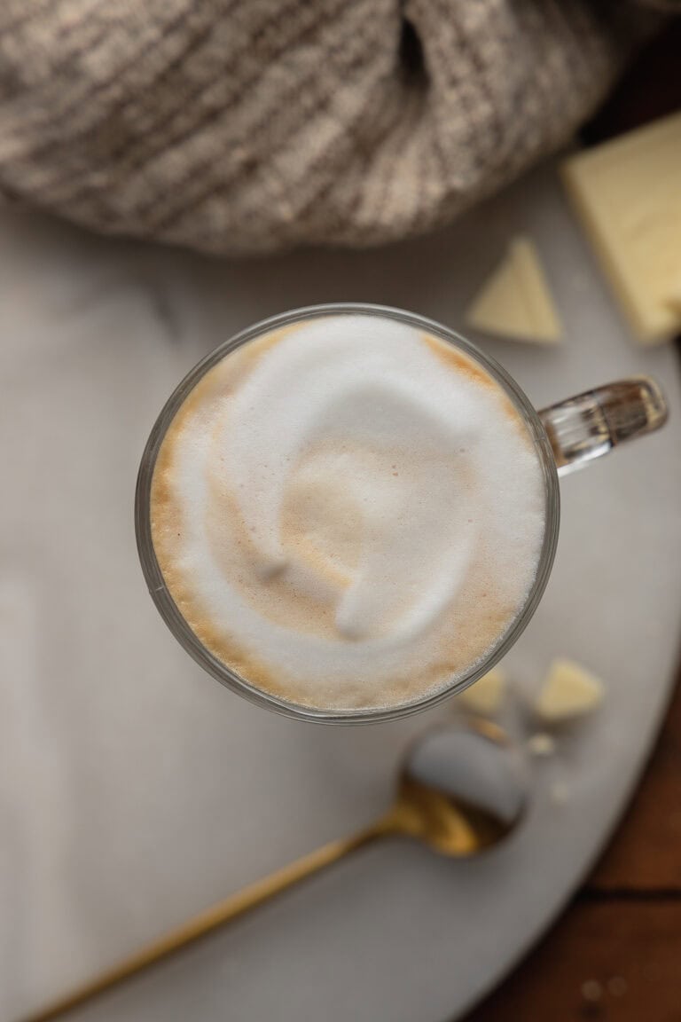 The Easiest White Chocolate Mocha (Hot or Iced) - Midwest Nice