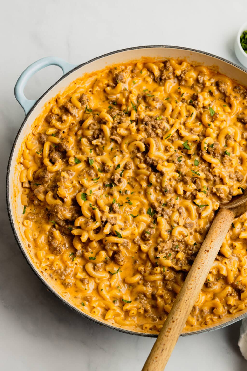 One Pan Venison Hamburger Helper - Midwest Nice