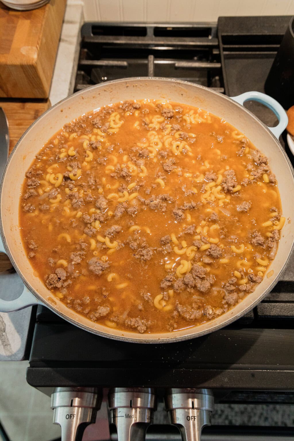 One Pan Venison Hamburger Helper - Midwest Nice