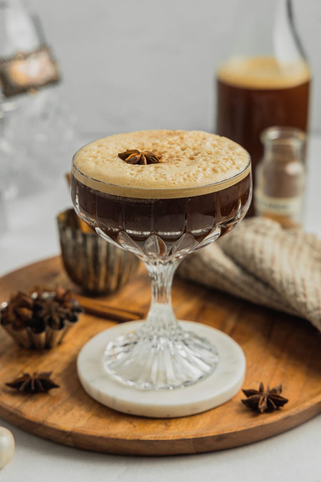 Sweet & Spicy Dirty Chai Espresso Martini - Midwest Nice