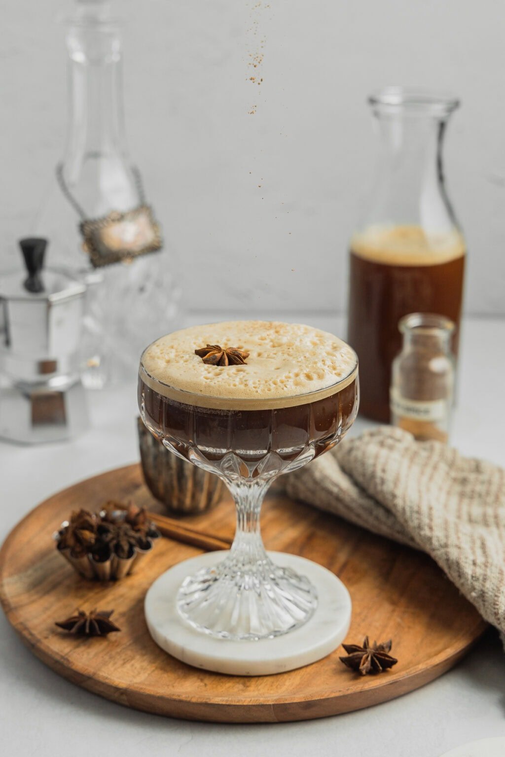 Sweet & Spicy Dirty Chai Espresso Martini - Midwest Nice