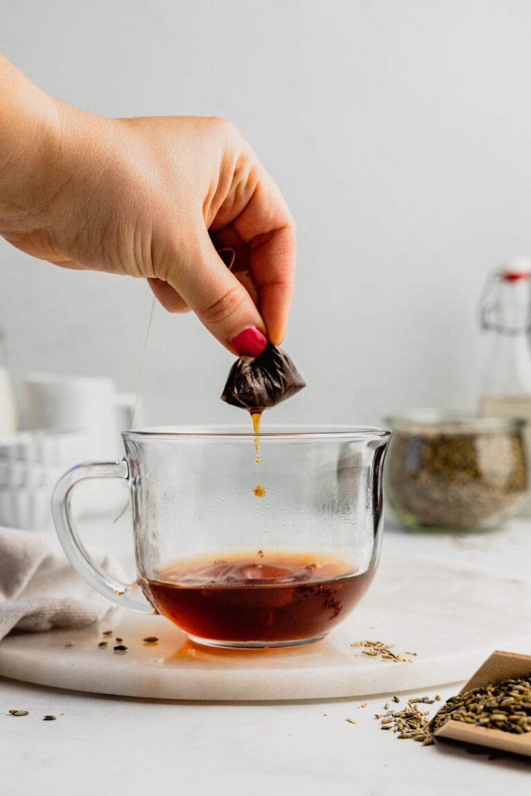 London Fog Latte with Lavender Syrup (Hot or Iced) - Midwest Nice